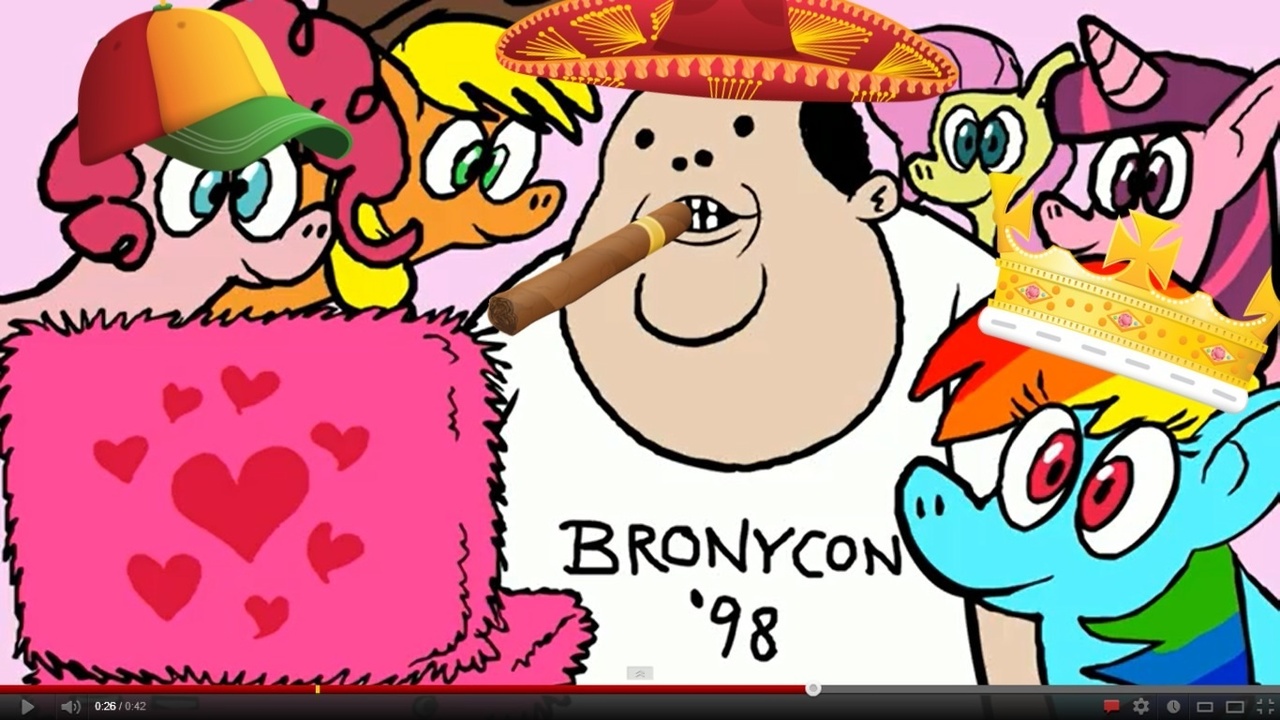 #178103 - safe, artist:ukinojoe, edit, brony, fat, fat human, needs ...