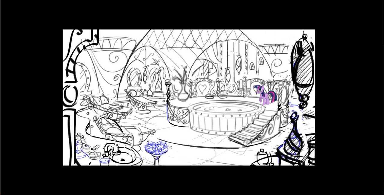 #180541 - safe, artist:phil caesar, twilight sparkle, g4, official, behind the scenes, concept ...