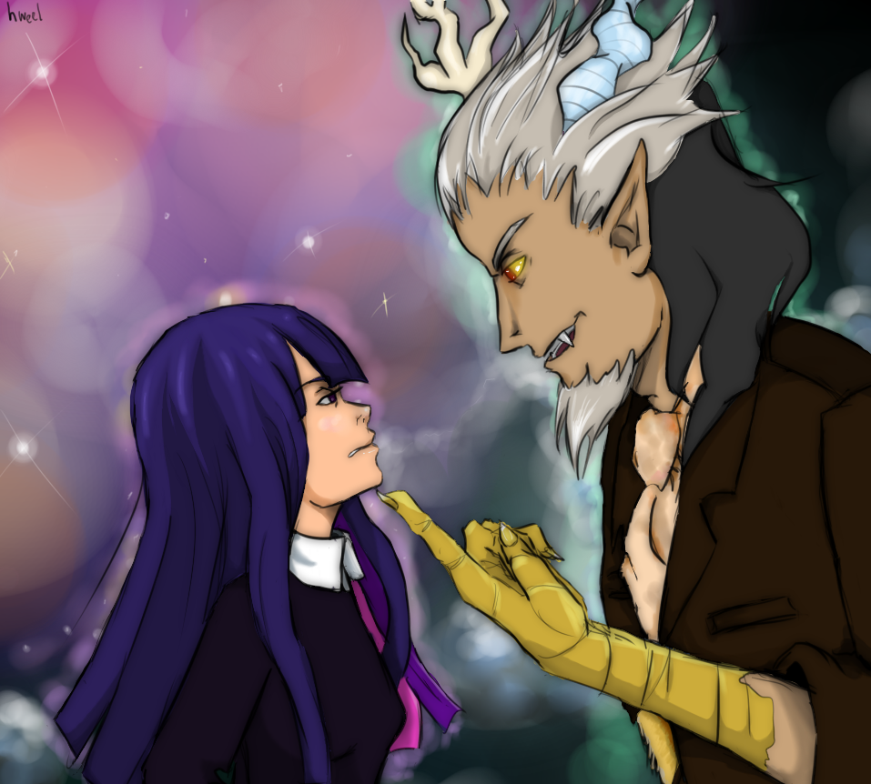 #181035 - safe, artist:little-red-hamster, discord, twilight sparkle ...