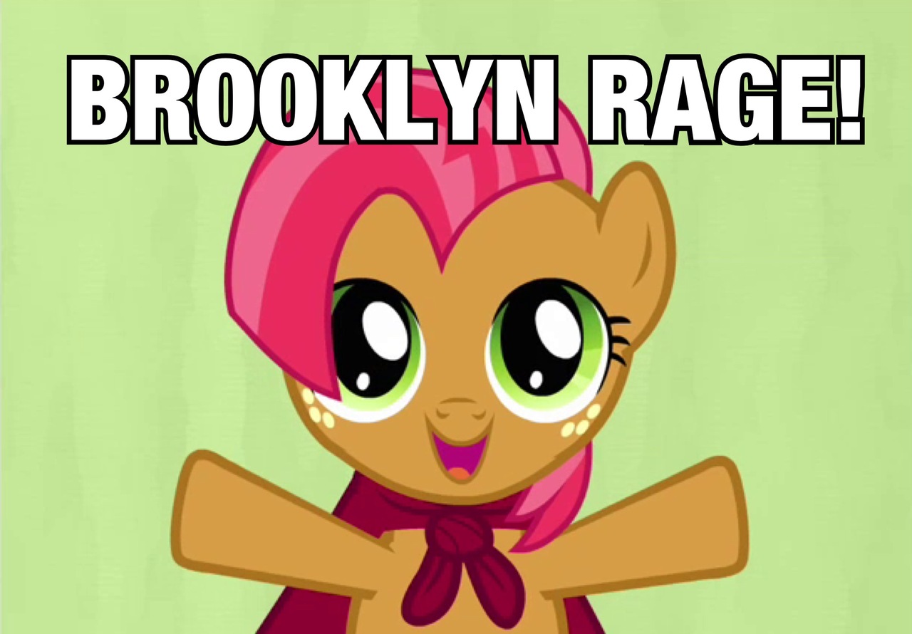 #181860 - safe, babs seed, pony, g4, brooklyn rage, female, image macro, reference, solo, yu-gi ...