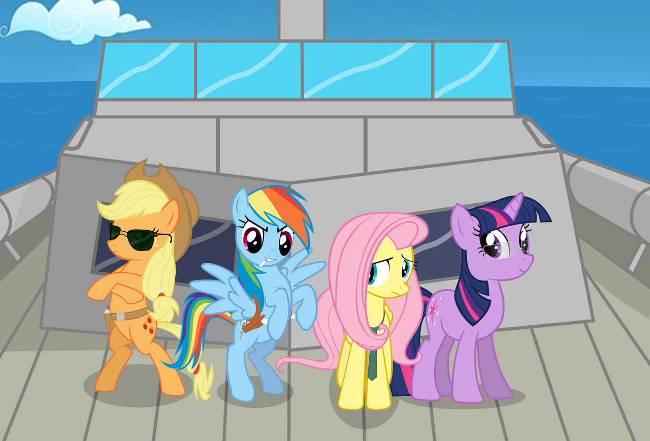 #182983 - safe, artist:totallynotabronyfim, applejack, fluttershy ...