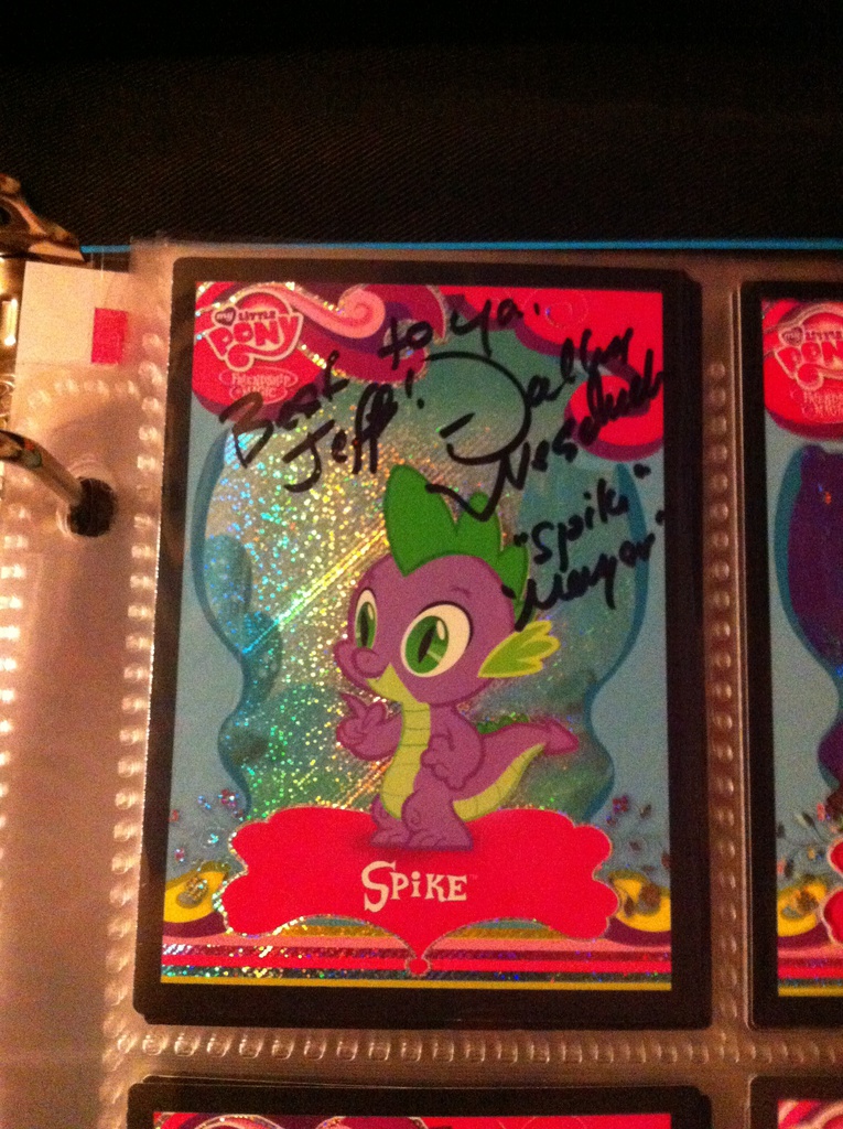 #189833 - safe, spike, g4, autograph, foil cards, irl, merchandise ...