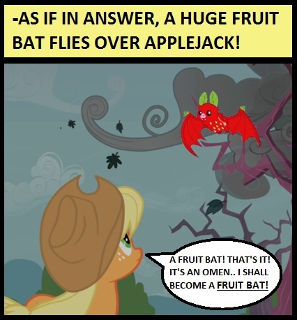 #191093 - safe, applejack, fruit bat, g4, batman, comic, parody ...