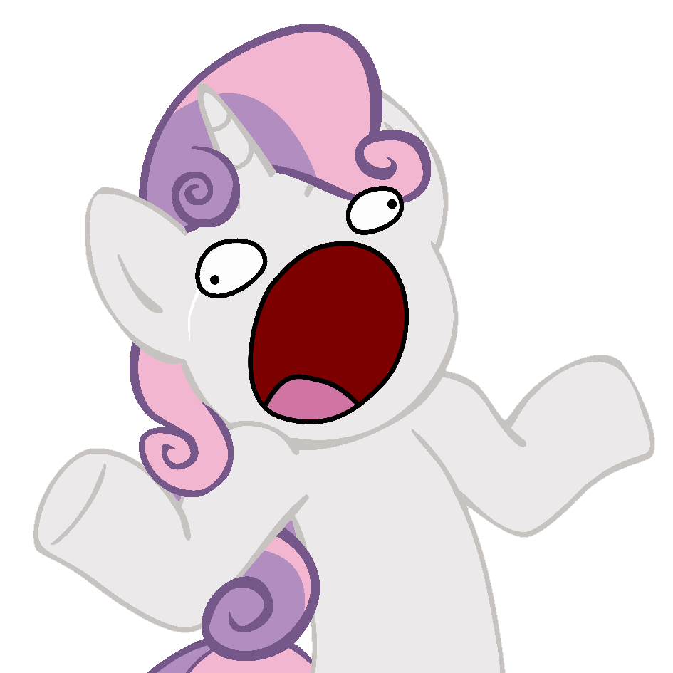 #193455 - safe, sweetie belle, pony, g4, female, shrug, shrugpony ...