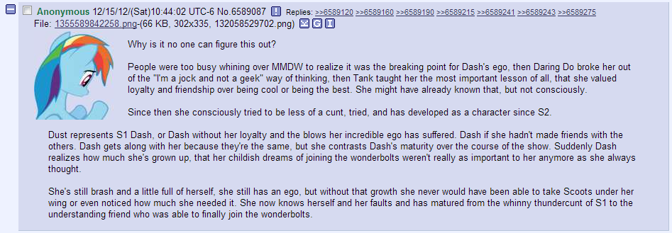 #195688 - safe, lightning dust, rainbow dash, 4chan, 4chan screencap ...