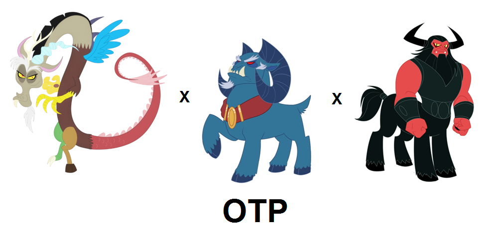 #198824 - safe, artist:peachiekeenie, discord, grogar (g1), tirac, g1 ...