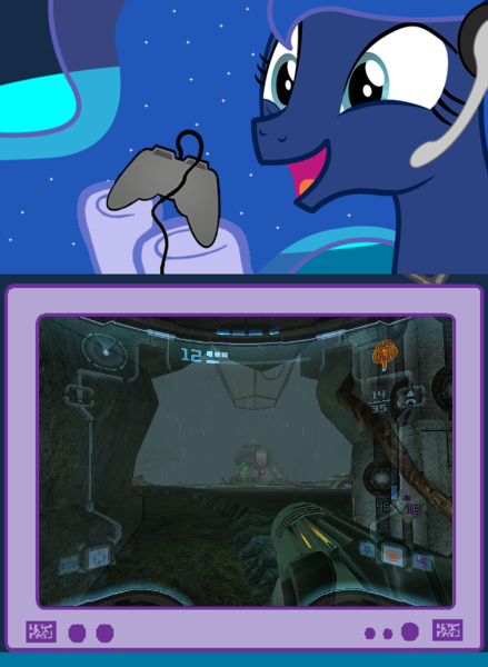 #172510 - safe, princess luna, pony, gamer luna, g4, exploitable meme ...
