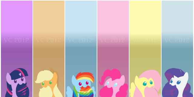 #172987 - safe, artist:valcron, applejack, fluttershy, pinkie pie ...