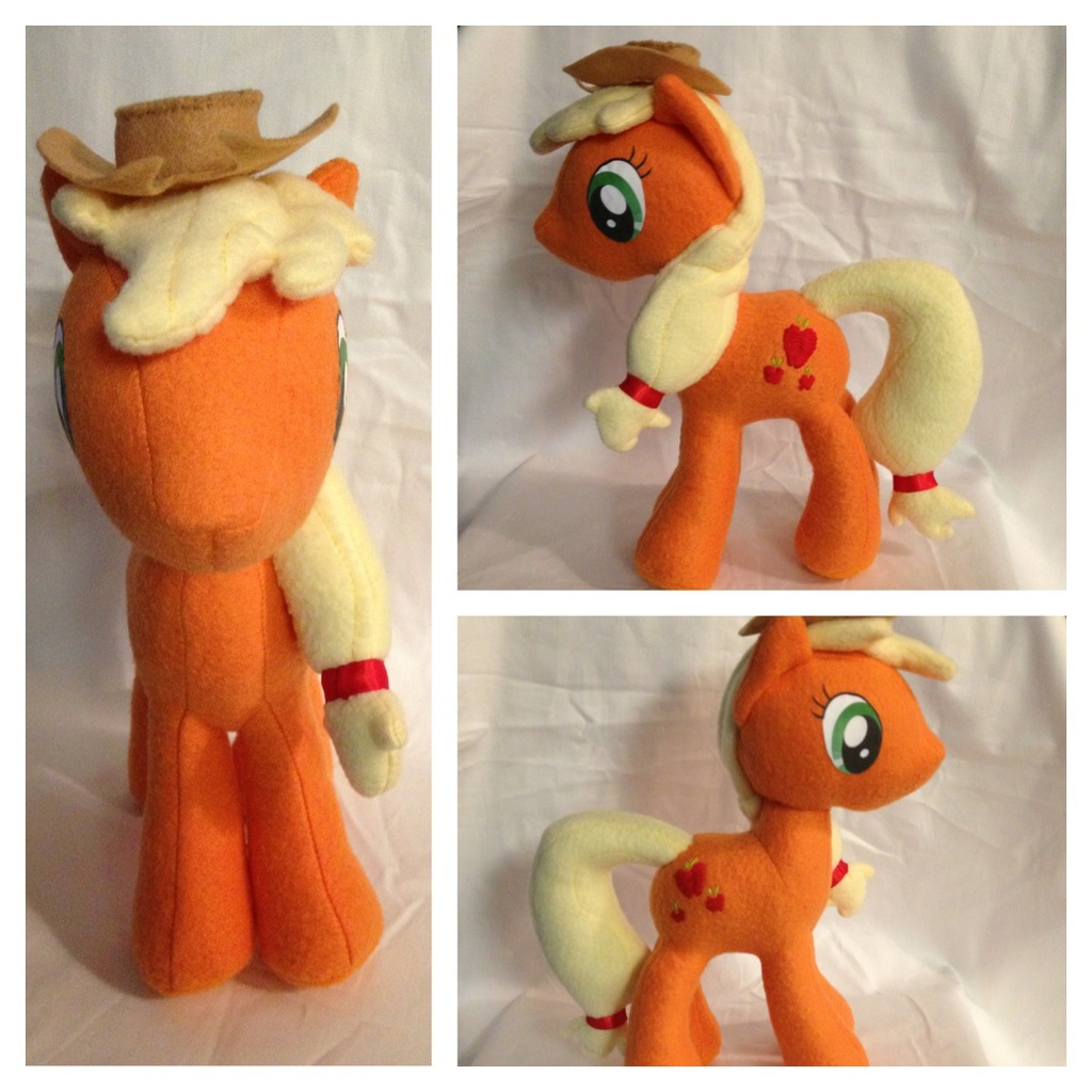#173219 - safe, artist:rx71oo4, applejack, pony, irl, photo, plushie ...