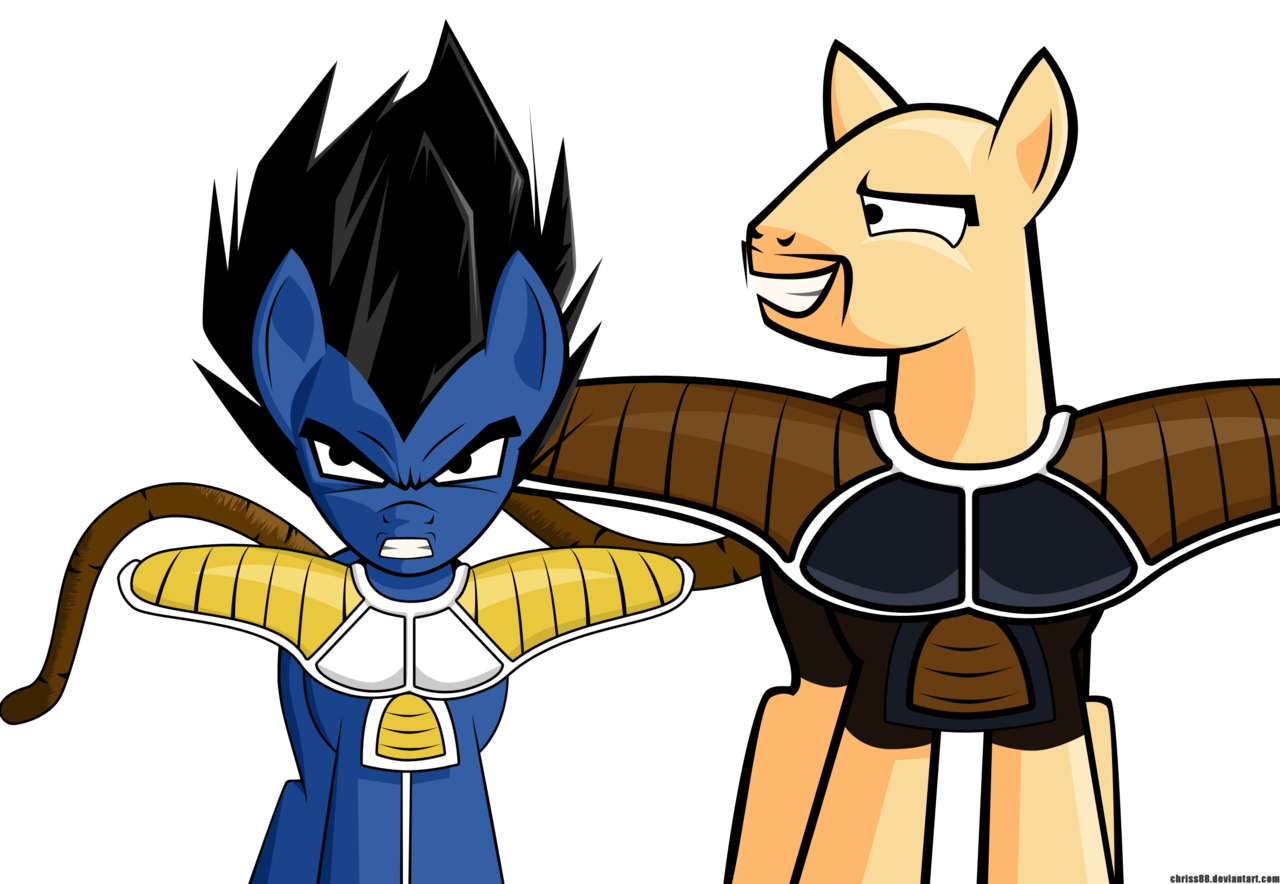 #176830 - safe, artist:chriss88, pony, saiyan, annoyed, dragon ball ...