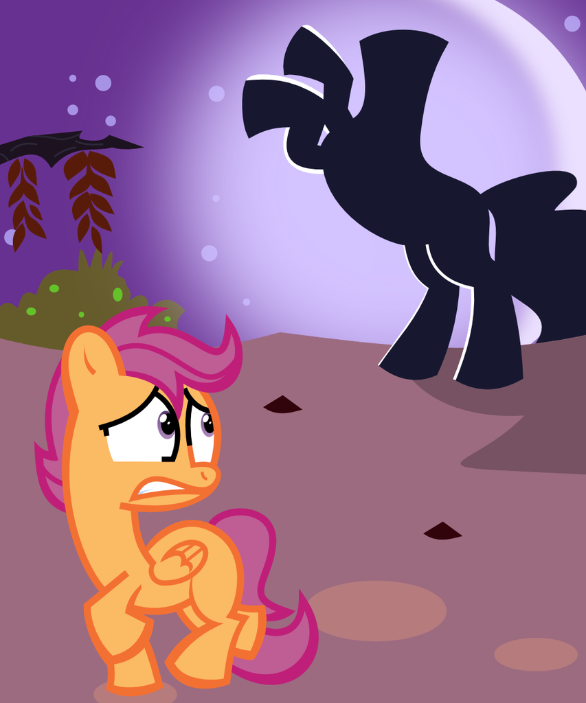 #176871 - safe, artist:hells-edge, scootaloo, the headless horse ...