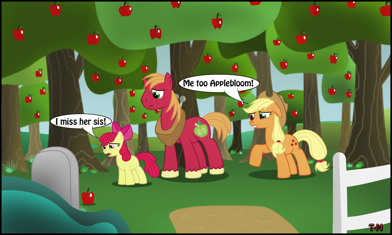 #2785 - safe, artist:toxic-mario, apple bloom, applejack, big macintosh ...