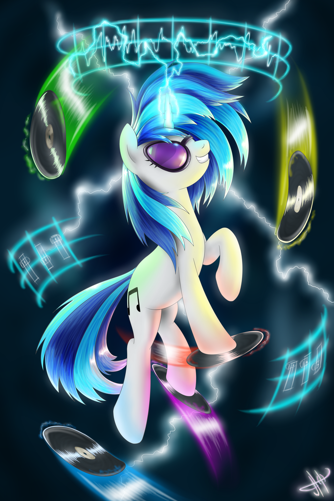 #3981 - safe, artist:1jaz, dj pon-3, vinyl scratch, pony, unicorn, g4 ...