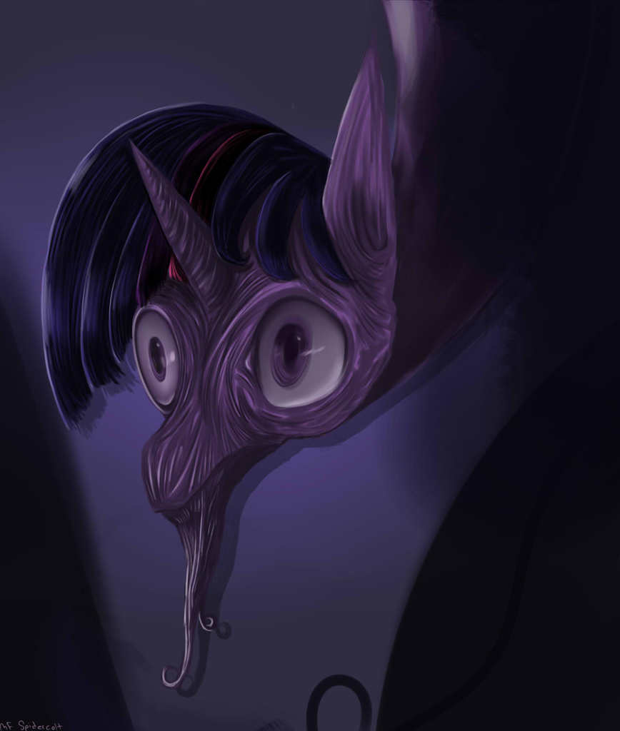 #7156 - grimdark, grotesque, artist:13light, twilight sparkle, pony ...