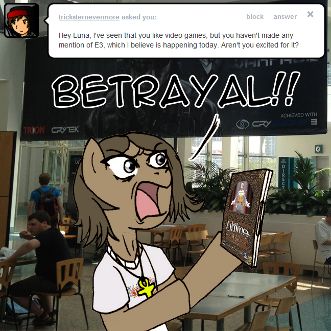 #8116 - safe, artist:dankodeadzone, human, semi-anthro, ask, betrayal ...