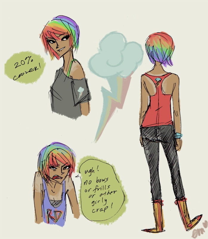 #11315 - safe, artist:emmy, rainbow dash, human, breasts, delicious ...