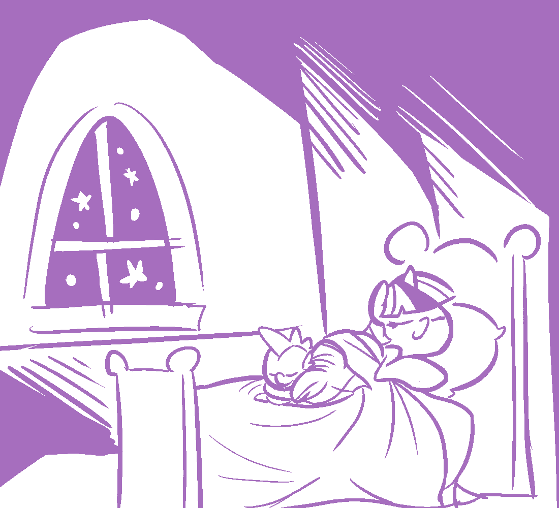 #13003 - safe, artist:tess, spike, twilight sparkle, dragon, pony ...