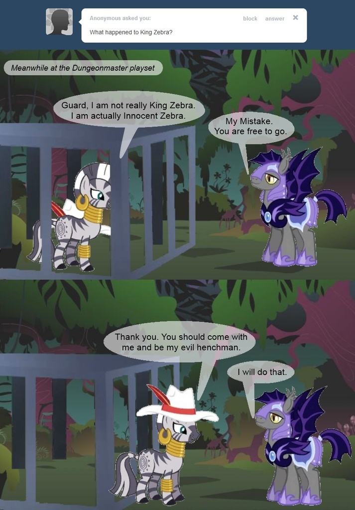 #14465 - safe, king zebra, bat pony, zebra, ask terry, g4, cage ...