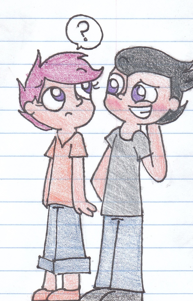 #25435 - safe, artist:schwarzekatze4, rumble, scootaloo, human, g4 ...