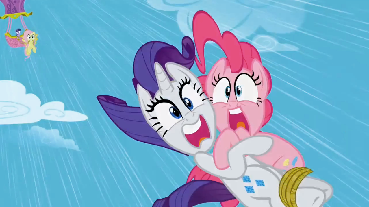 #26836 - safe, screencap, fluttershy, pinkie pie, rarity, twilight ...