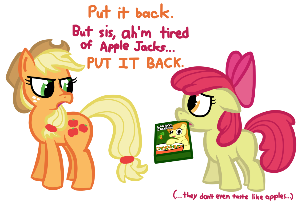 #27347 - safe, artist:soup, apple bloom, applejack, carrot top, golden ...