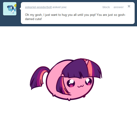 #39368 - safe, artist:pekou, twilight sparkle, ask my little chubbies ...