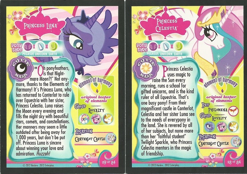 #39928 - safe, edit, princess celestia, princess luna, trading card ...