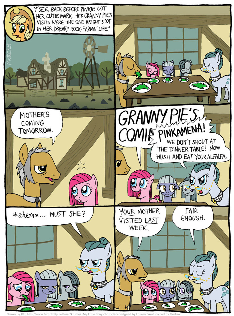 #40392 - safe, artist:kturtle, applejack, cloudy quartz, igneous rock ...