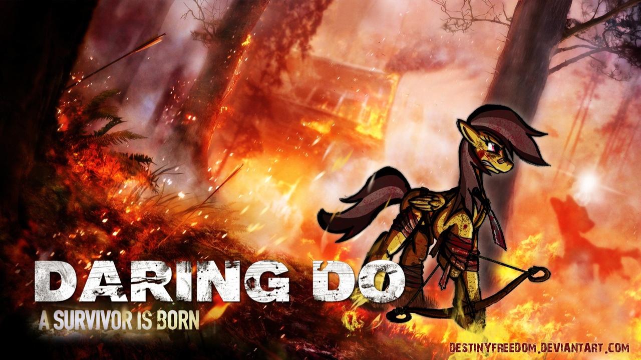 #41222 - safe, artist:destinyfreedom, daring do, g4, a survivor is born ...