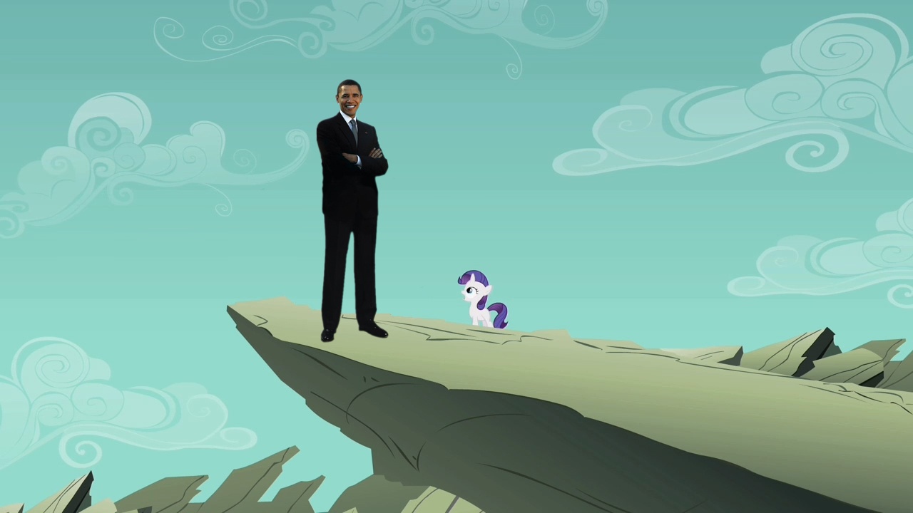#45976 - safe, rarity, pony, g4, american presidents, barack obama ...