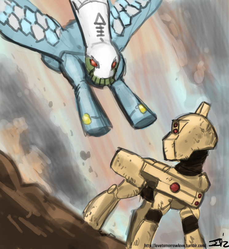 #28352 - safe, artist:deeriojim, artist:johnjoseco, eldar, tau, colored ...