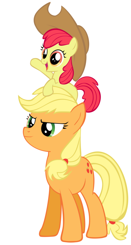 #50529 - safe, artist:ninjamissendk, apple bloom, applejack, g4, apple ...