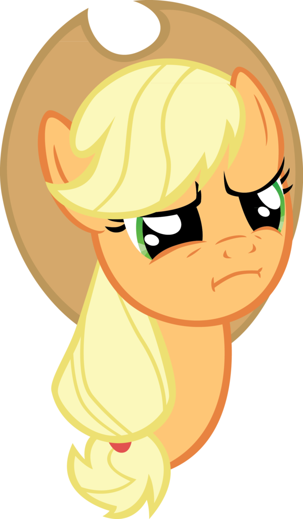 #52866 - safe, artist:sircinnamon, applejack, pony, :i, bust, female ...