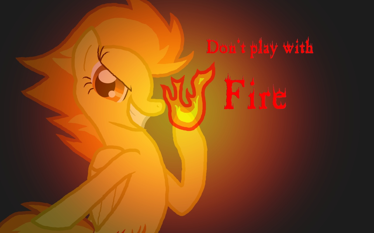#54017 - safe, artist:highray, spitfire, pony, g4, female, fire, smirk ...