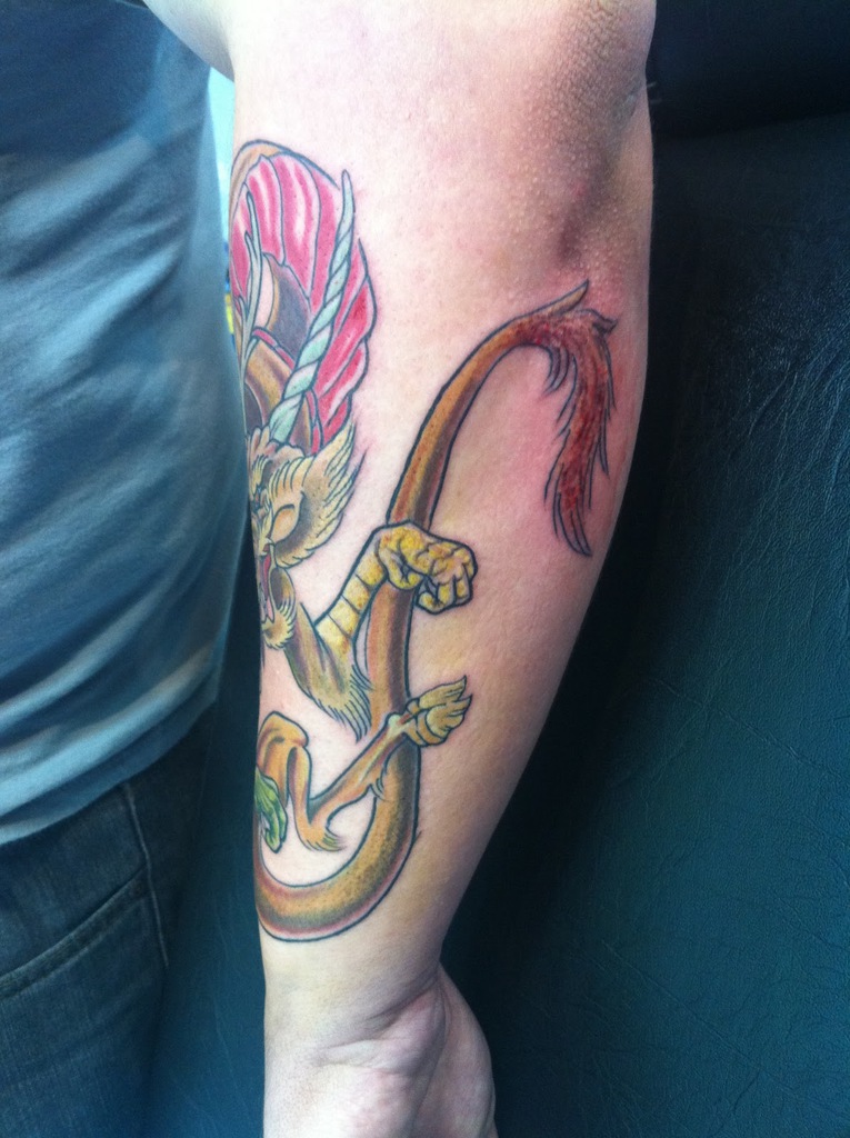 #55007 - safe, discord, irl, tattoo - Derpibooru