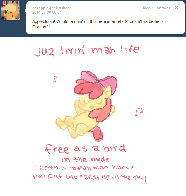 #60424 - safe, artist:votum, apple bloom, ask apple bloom, g4 - Derpibooru