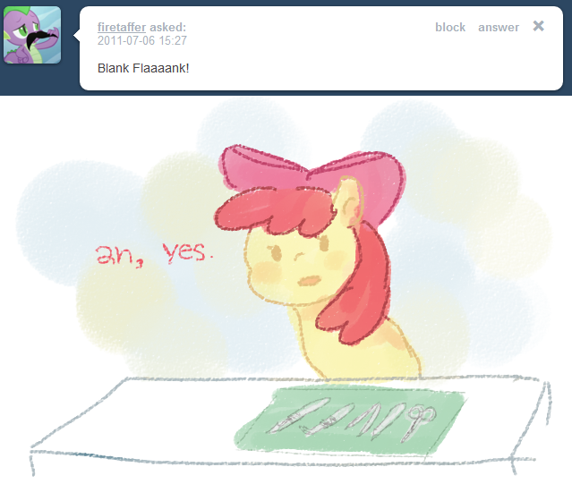 #60579 - safe, artist:votum, apple bloom, ask apple bloom - Derpibooru