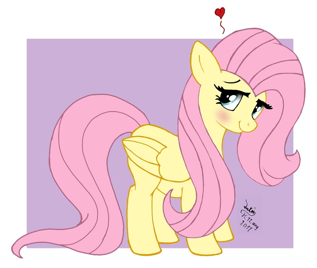 #29941 - safe, artist:joakaha, fluttershy, pony, blushing, female ...