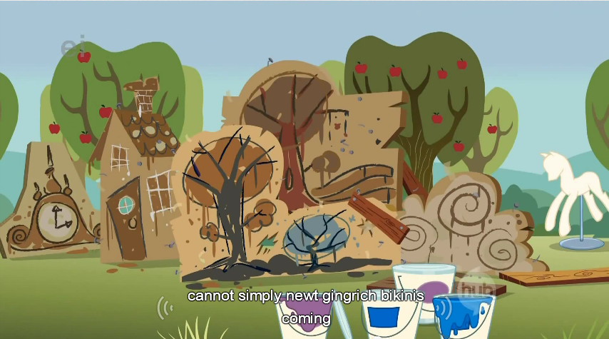 #30085 - safe, screencap, the show stoppers, ei, hub logo, logo ...