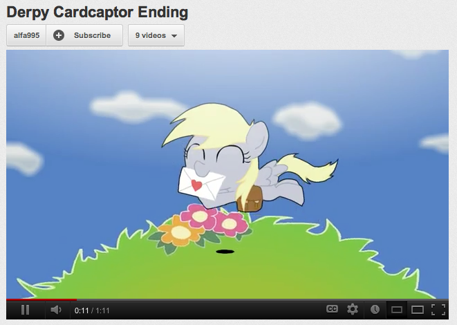 #62321 - safe, derpy hooves, pegasus, pony, g4, cardcaptor sakura ...