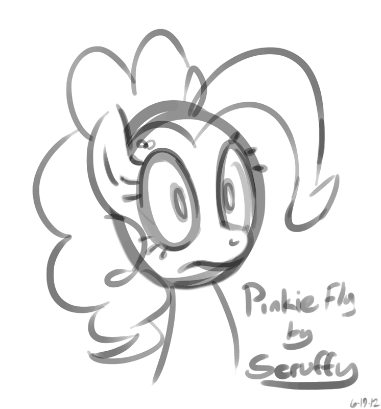 #32601 - safe, artist:twiddlechimp, pinkie pie, fly, pony, g4, animated ...