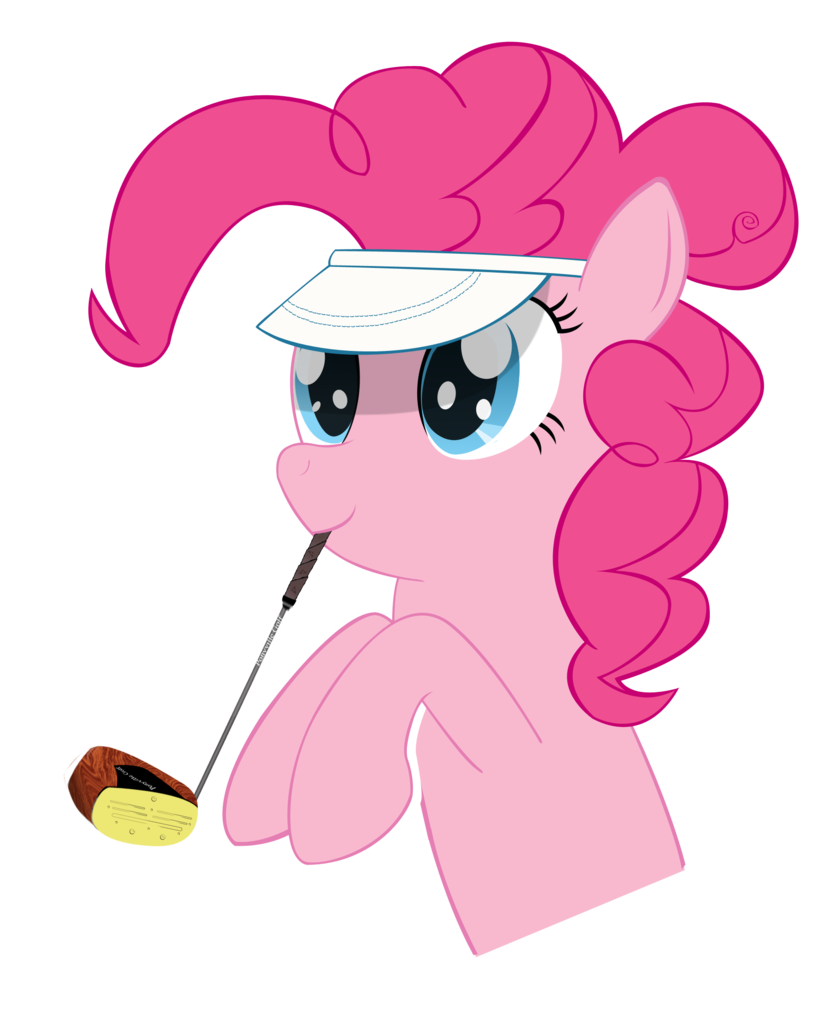 #64301 - safe, artist:celrahk, pinkie pie, pony, golf, solo - Derpibooru