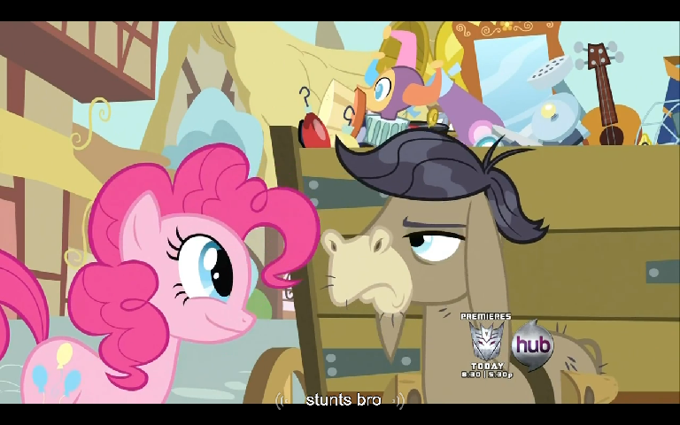 #73926 - safe, screencap, cranky doodle donkey, pinkie pie, donkey ...