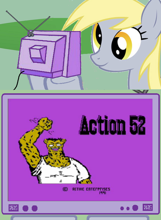 #75623 - safe, derpy hooves, pony, g4, action 52, cheetahmen ...