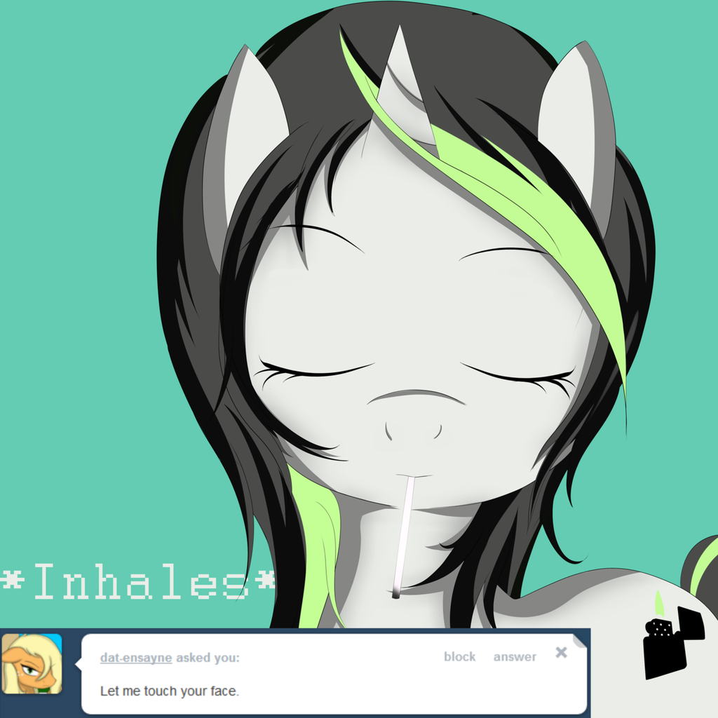 #76309 - safe, oc, oc only, smoking, wintermist - Derpibooru