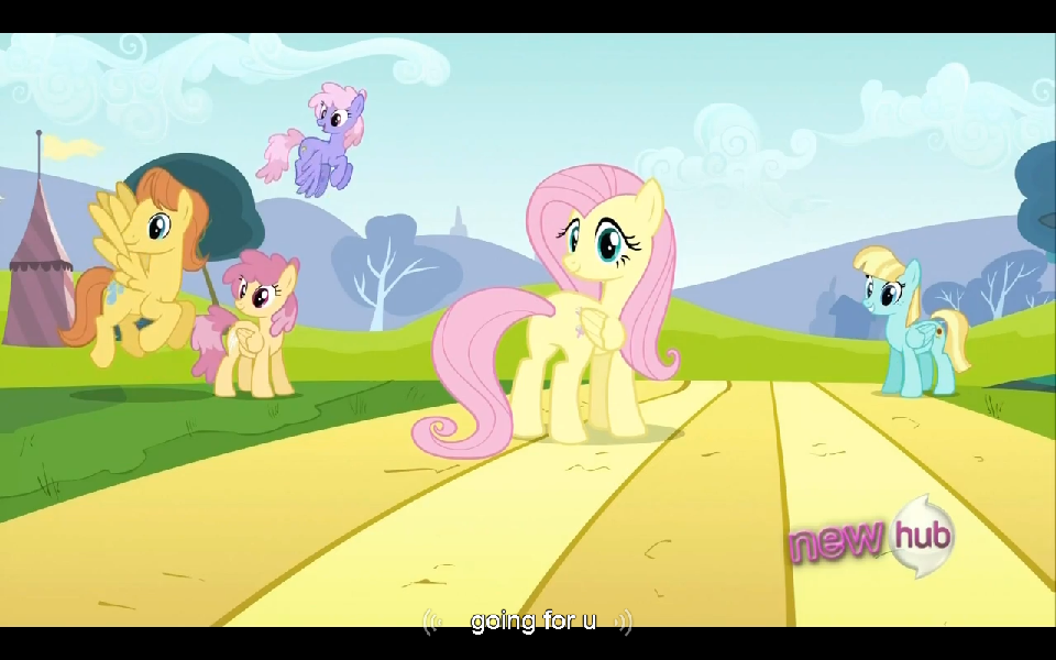 #77313 - safe, screencap, dizzy twister, fluttershy, helia, orange ...