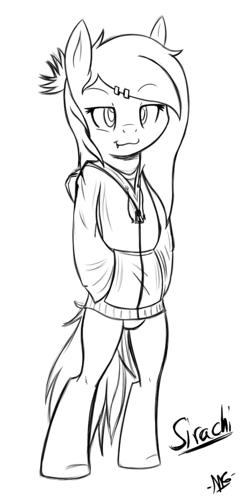 #77680 - safe, artist:microgrid, oc, oc only, oc:sirachi, pony, bipedal ...