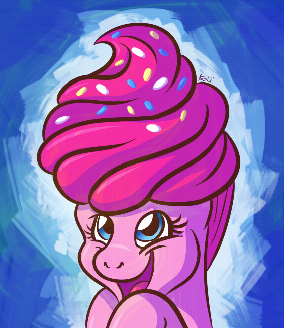 #79976 - safe, artist:anzicorn, pinkie pie, earth pony, pony, g4 ...