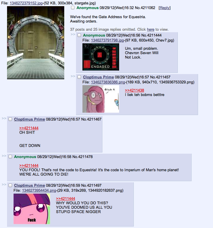 #85812 - safe, pinkie pie, g4, 4chan, 4chan screencap, funny, portal ...