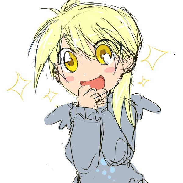 #86427 - safe, artist:maiashichi, derpy hooves, human, g4, cute, female ...